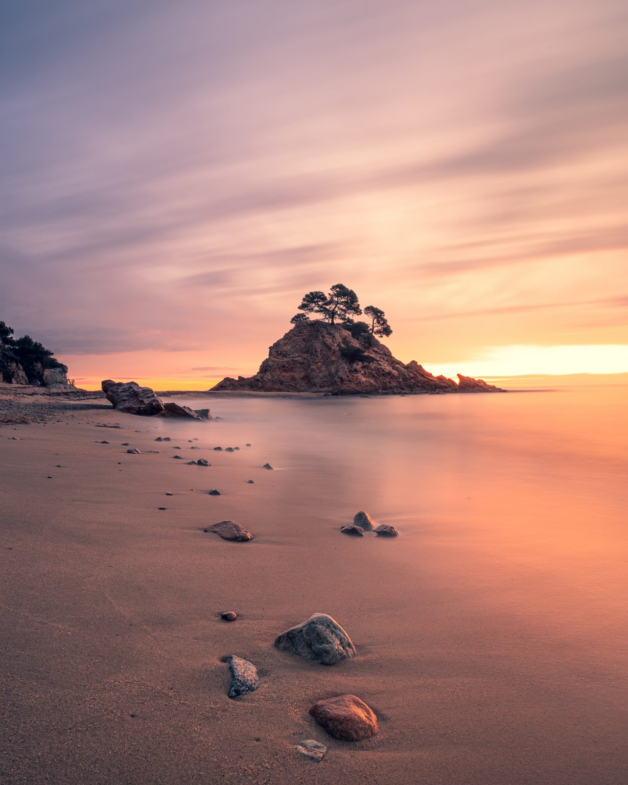 Cala de Cap Roig: beach sunrise photography - Costa Brava - AniolVisuals