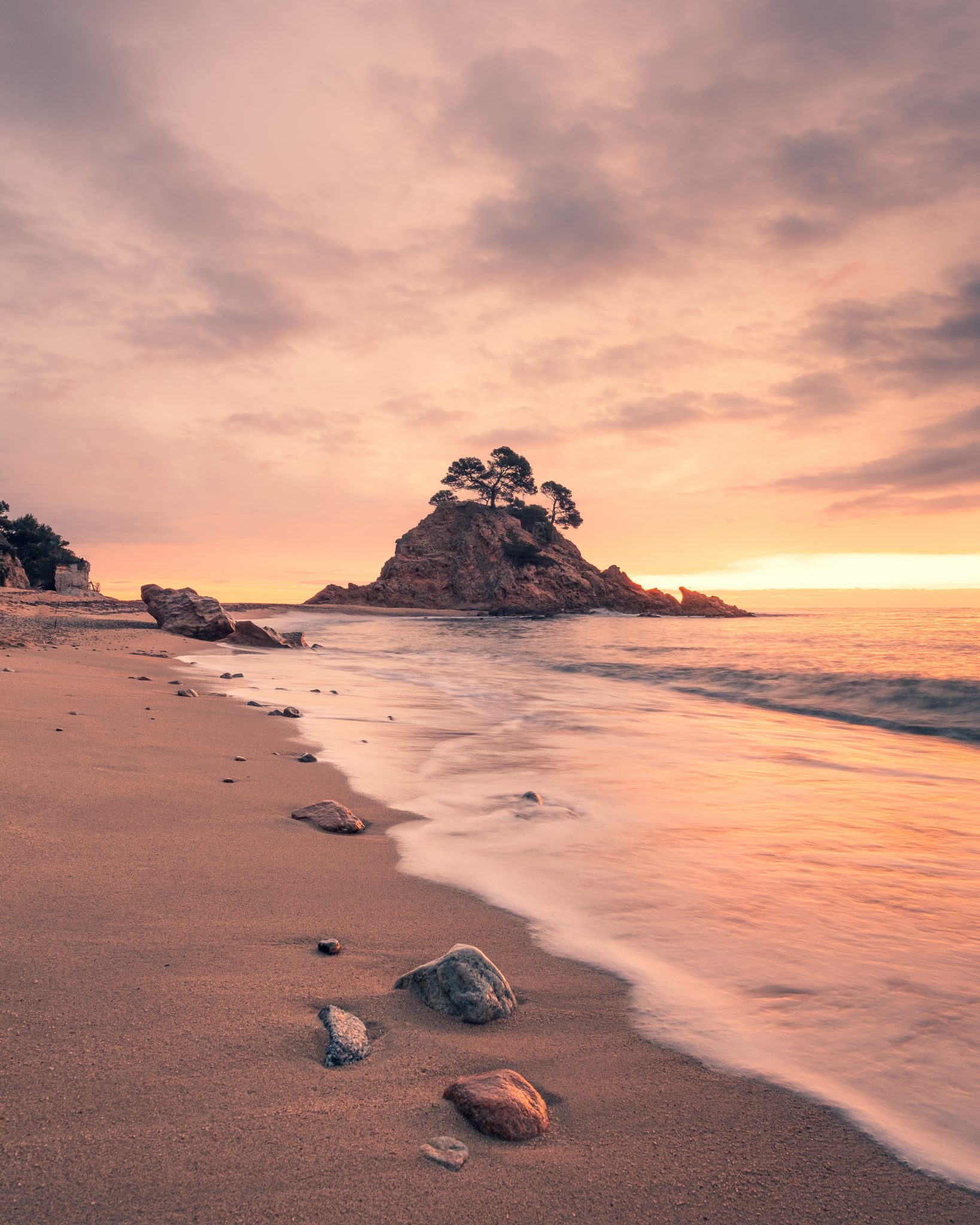 Cala de Cap Roig: beach sunrise photography - Costa Brava - AniolVisuals